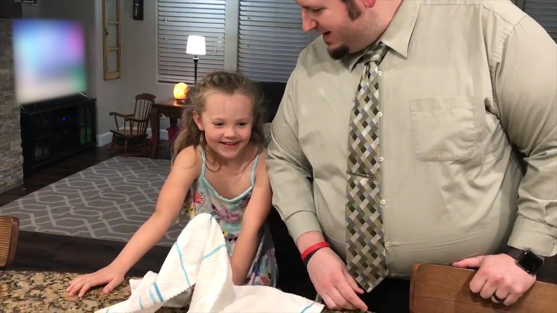 Dad Fails Water Bottle Prank Poke My Heart