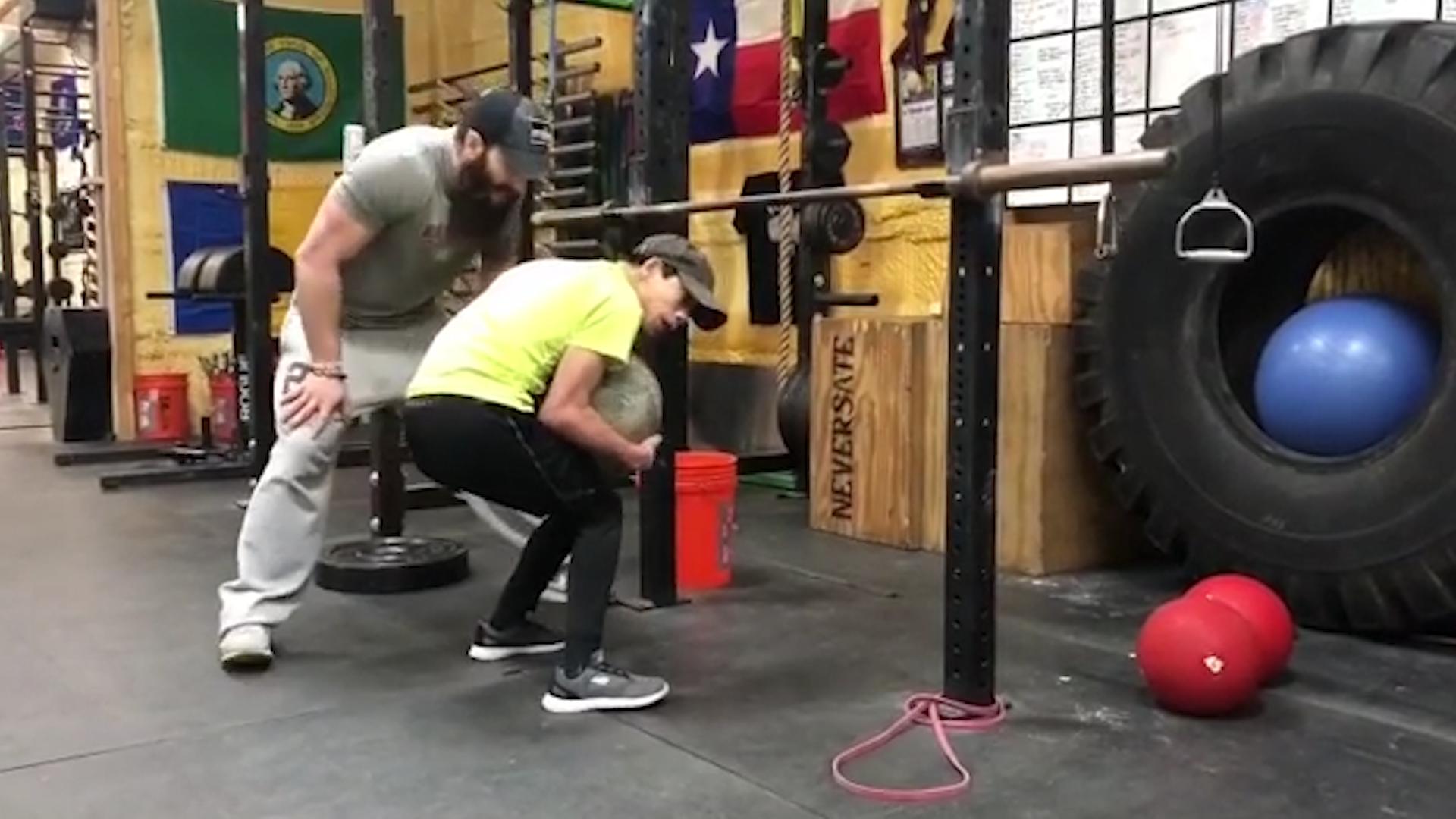 Cerebral Palsy Athlete Overjoyed After Completing Atlas Stone Lift ...