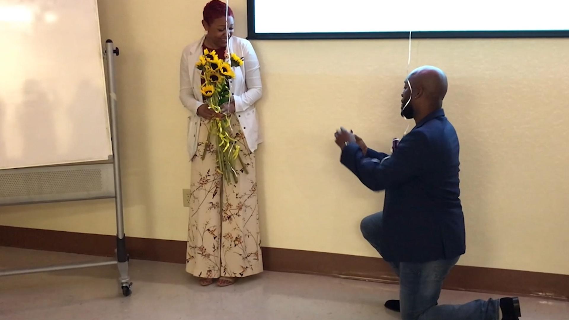 Teacher's Birthday Proposal - Poke My Heart